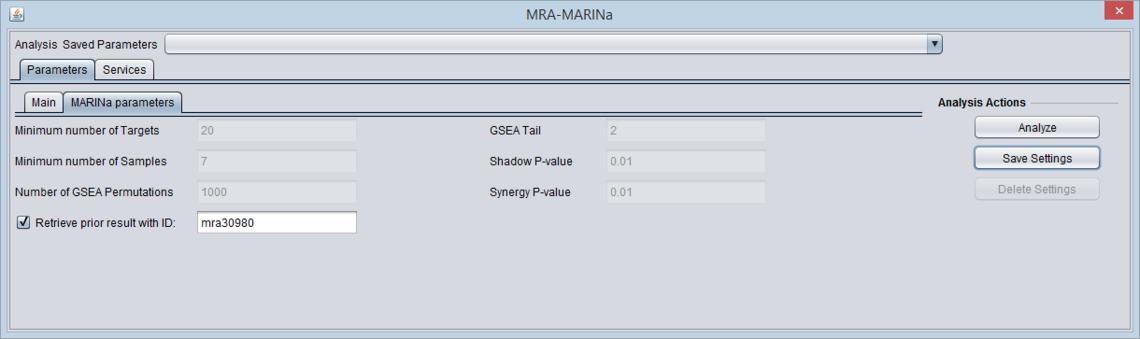 MARINa - geWorkbench
